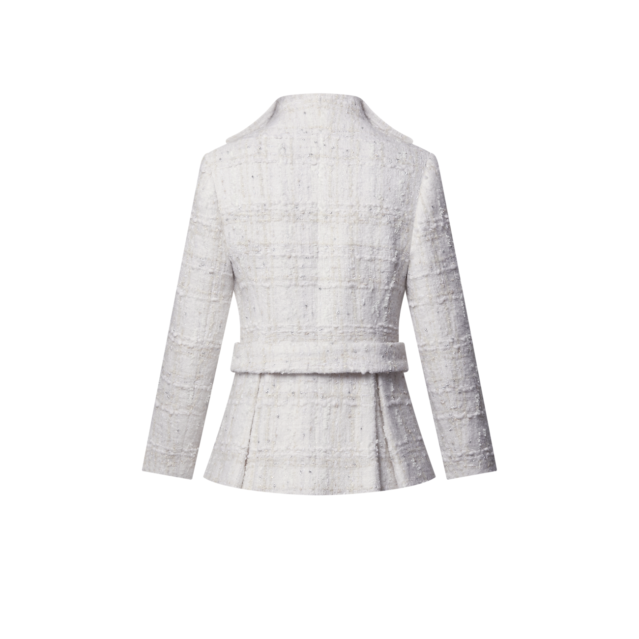 Graphic Collar Belted Tweed Jacket - Women - Ready-to-Wear | LOUIS VUITTON